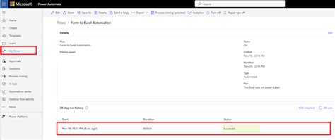 在 Microsoft Forms和 Excel 之間透過 Power Automate 設定自動化工作流程 Microsoft Support