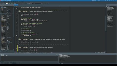 c builder using std thread and std mutex youtube