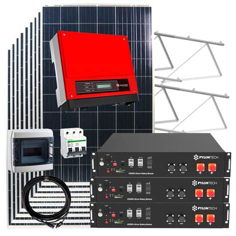 Kit Solar Autoconsumo 25kw Con Baterias N7 Solarbex