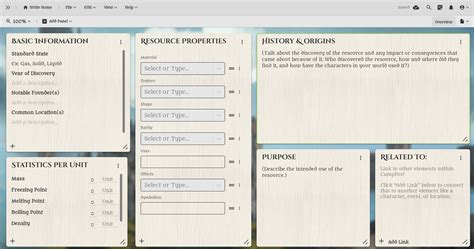 Campfire Items Module Resource Template