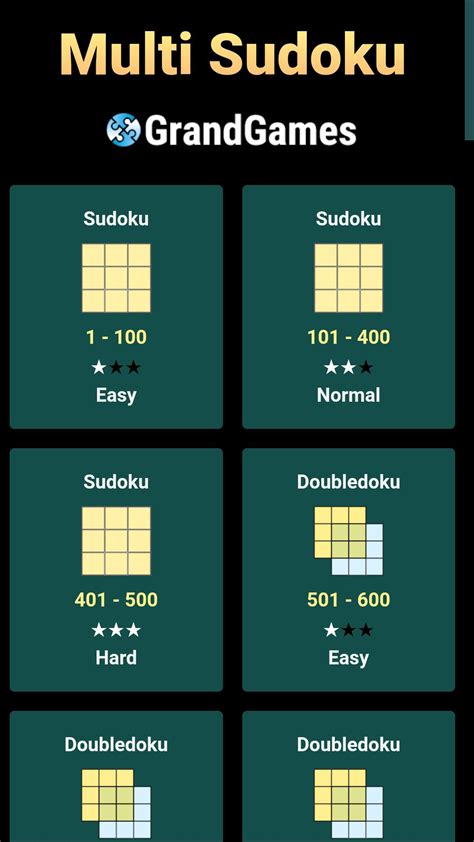 Multi Sudoku Apk For Android Download