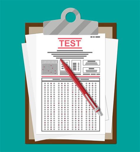 Exam Sheet Vector Art Icons And Graphics For Free Download