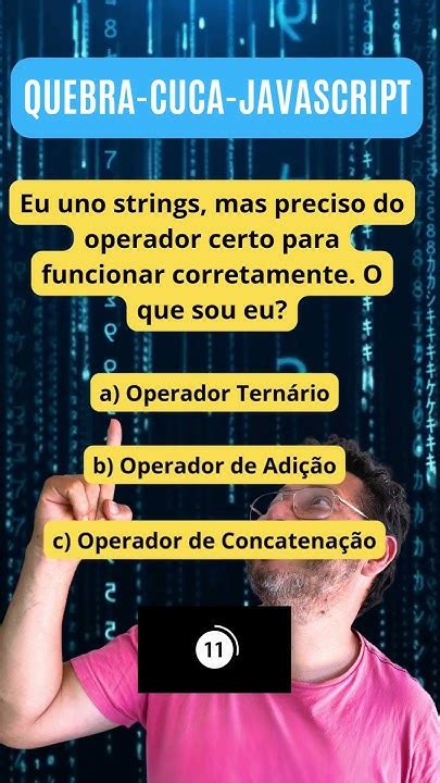 Será Que Você Consegue Decifrar Este Enigma Em Javascript 🧩 Enigma
