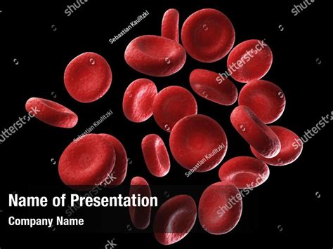 Microscopic Red Blood Cells Powerpoint Template Microscopic Red Blood