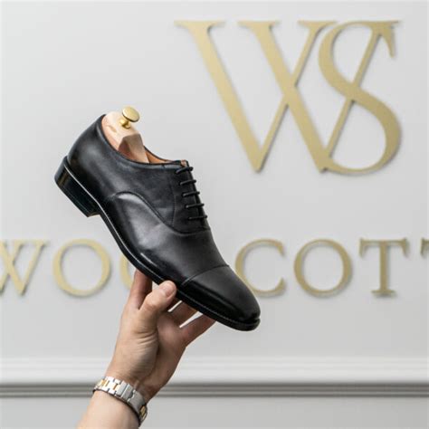 Black Oxford Lace Up Shoes Woolcott St