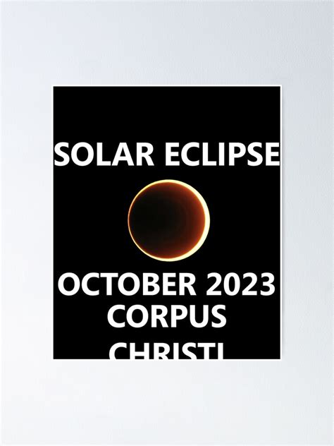 Annular Solar Eclipse October Corpus Christi Texas Tx T Shirt City State Town Gift
