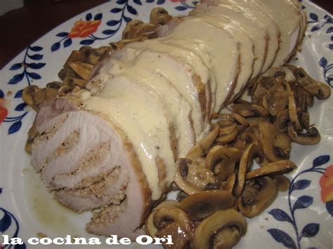 LOMO DE CERDO RELLENO DE ALMENDRAS