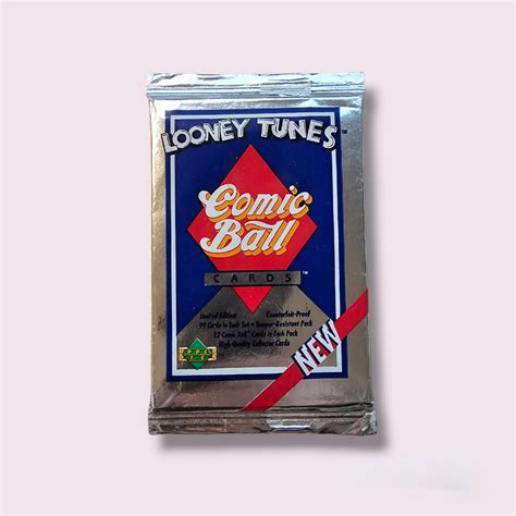 1990 Looney Tunes Comic Ball Pack By Upper Deck