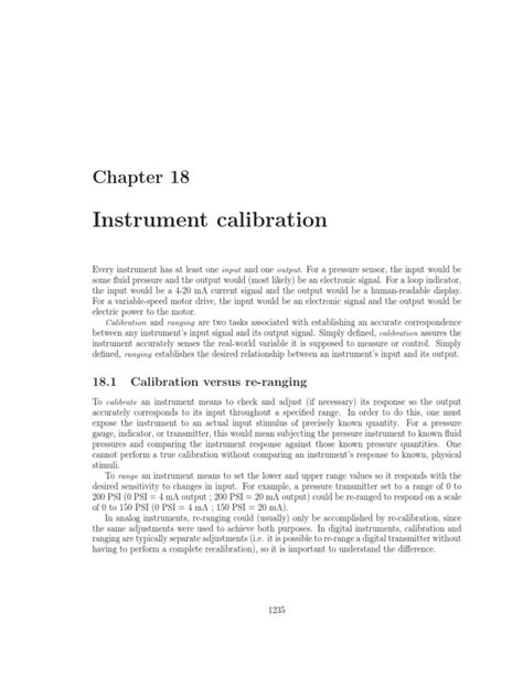 Calibrating Instrument Response Understanding Zero Span And Common Calibration Errors Pdf