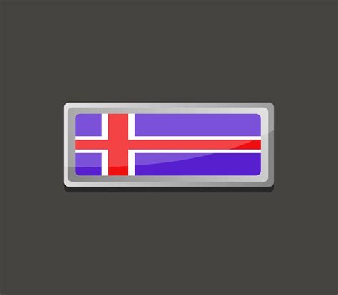 Premium Vector Iceland Flag