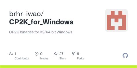 Github Brhr Iwao Cp2k For Windows Cp2k Binaries For 32 64 Bit Windows