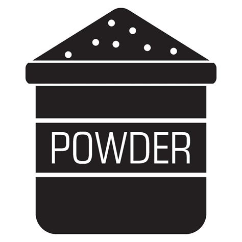 Powder Icon Vector 25735005 Vector Art At Vecteezy