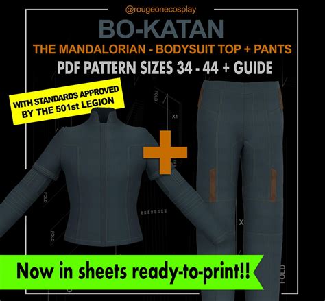 Mandalorian Patterns Bo Katan Flight Suit Starwars Cosplay Top
