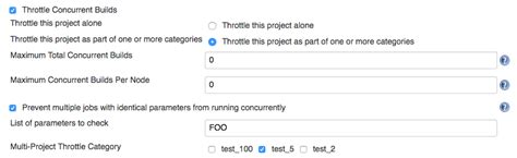 Throttle Concurrent Builds Jenkins Plugin