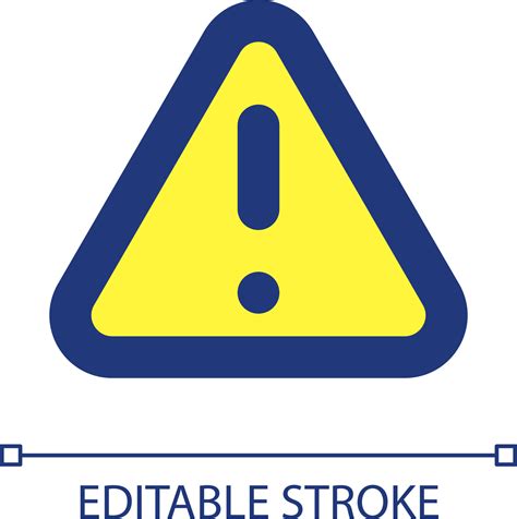 Triangle Shaped Caution Sign Pixel Perfect Rgb Color Ui Icon Potential Danger Simple Filled
