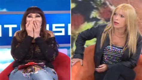 El Exabrupto Al Aire De Moria Casán Con Sarita Carrera La Ex Novia De