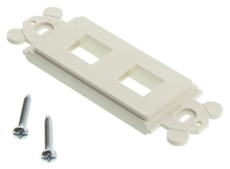 Nk2rmfiw Panduit Faceplate Faceplate Panduit Netkey Series Keystone Modular Connectors