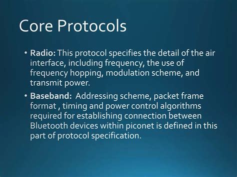 Bluetooth Protocol Pptx Computer Networking Computing
