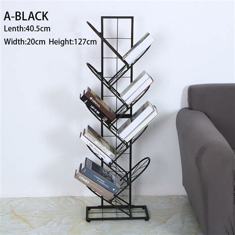 Wrought Iron Tree Shaped Bookshelf Multi Layer Flo Vicedeal