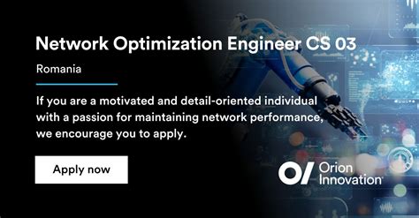 Orion Innovation On Linkedin Networkoptimizationengineer Orioninnovation Job Newjob