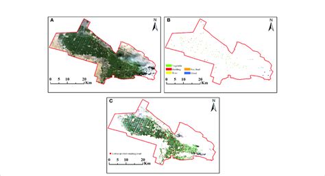 Sentinel 2 True Color Map Supervised Classification Sample Map And Sentinel 2 True Color Map Supervised Classification Sample Map And