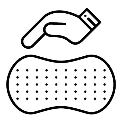 Premium Vector Memory Foam Line Illustration