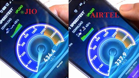 Jio Vs Airtel Internet Speed Youtube