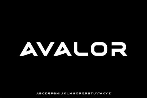 Premium Vector Strong Bold Futuristic Technology Alphabet Display