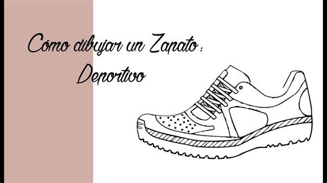 Cómo Dibujar Un Zapato Deportivo Tutorial Español Youtube