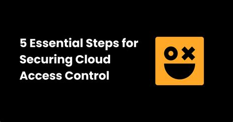 Cloud Access Control Checklist Checklistgg