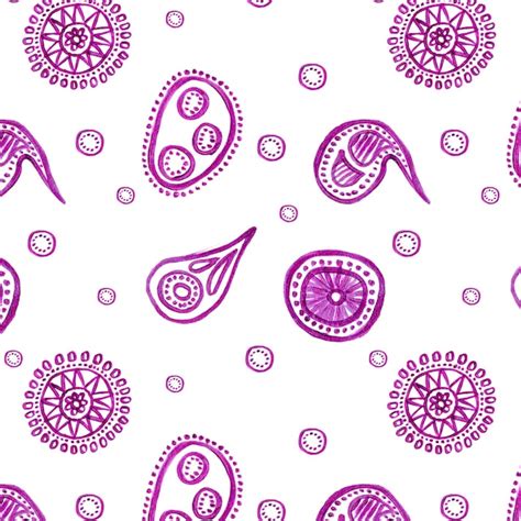 Premium Photo Seamless Hand Drawn Boho Ethnic Pattern Ornamental