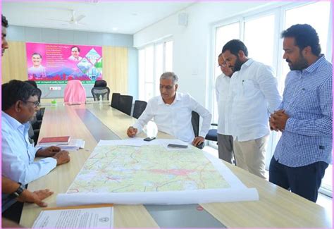 Minister Harish Rao Review With Irrigation Officials