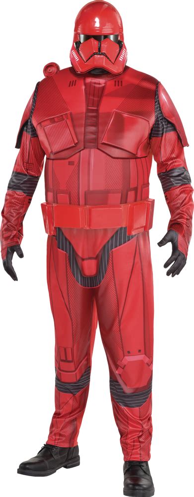Mens Disney Star Wars The Rise Of Skywalker Sith Trooper Red Padded