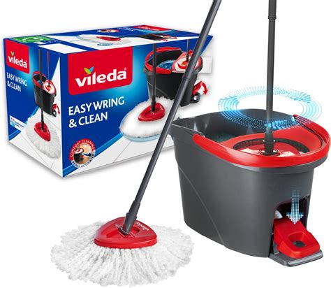 Vileda Easy Wring Clean Turbo 2 Bonus Refills Packaging May Vary