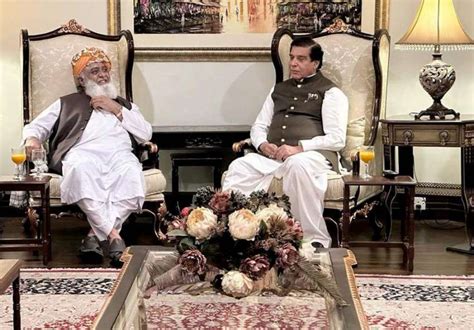 اسلام آباد، سپیکر قومی اسمبلی راجہ پرویز اشرف سے جمعیت علمائے اسلام کے