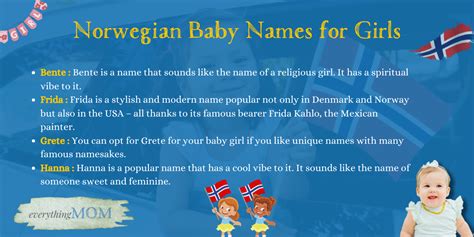 50 Most Popular Norwegian Girl Names Rqslq
