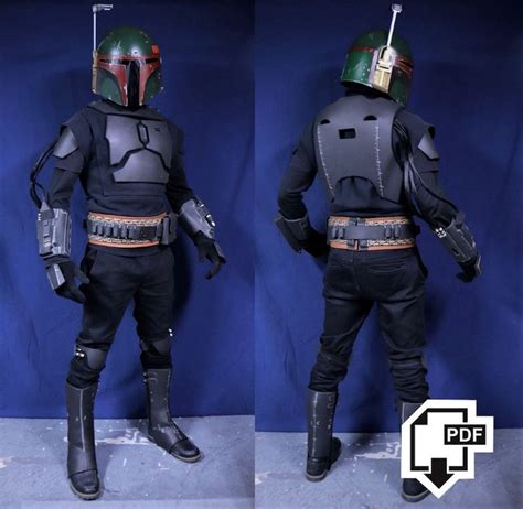 Foam Boba Fett Armor Digital Templates Full Armor Etsy Boba Fett