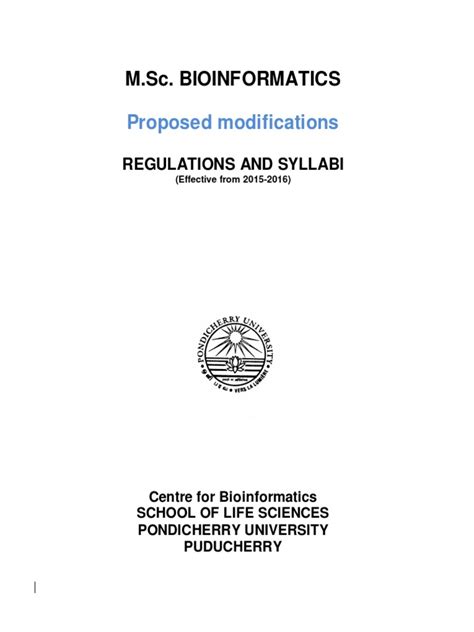 Msc Bioinformatics Pdf Bioinformatics Sequence Alignment