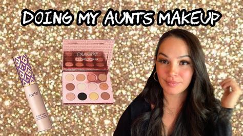 Doing My Aunts Makeup For The First Time Youtube