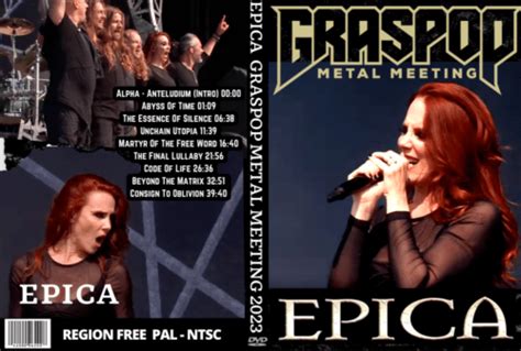 EPICA Live At Graspop Metal Meeting 2023 DVD DVD Rock Depot Only