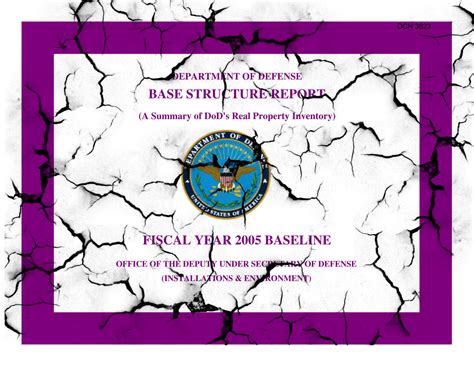 Working With Dod Data Base Structure Reports Us Base Project