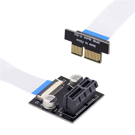 Chenyang Low Profile Pci E Express 1x Slot Riser Card Extender Extension Ribbon Flex Relocate