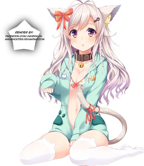 Kawaii Neko Girl Render By Mikushooter On Deviantart