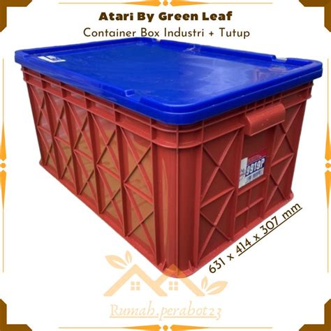 Jual Green Leaf Container Box Industri Tutup Atari Box Container