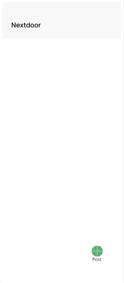 Design Assignment Nextdoor Figma