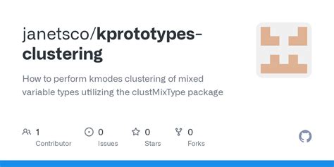 github janetsco kprototypes clustering how to perform kmodes