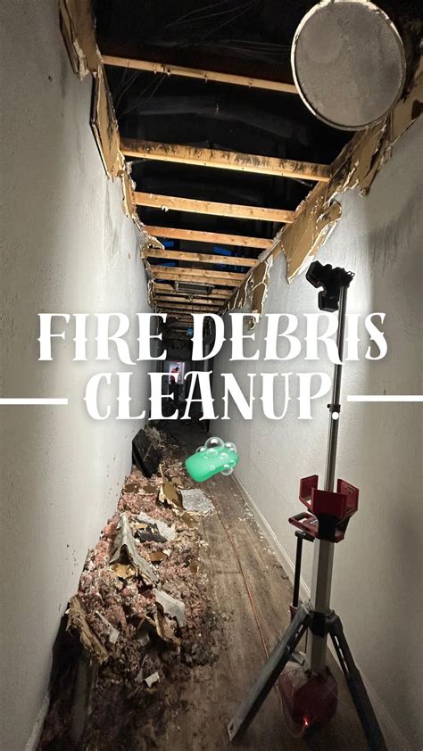 Lunas Improvement Inc A Fire Can Leave Behind A Big Mess But We