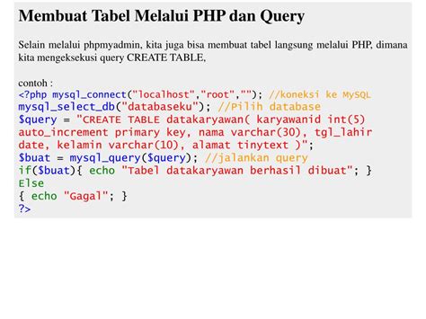 Ppt Php Mysql Powerpoint Presentation Free Download Id2619595