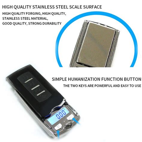 Digital Pocket Scale High Sensitivity Portable Wei Grandado