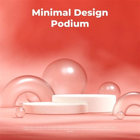 In Square Glass Assorted Shape Backdrop 3d Render Image Empty Scene